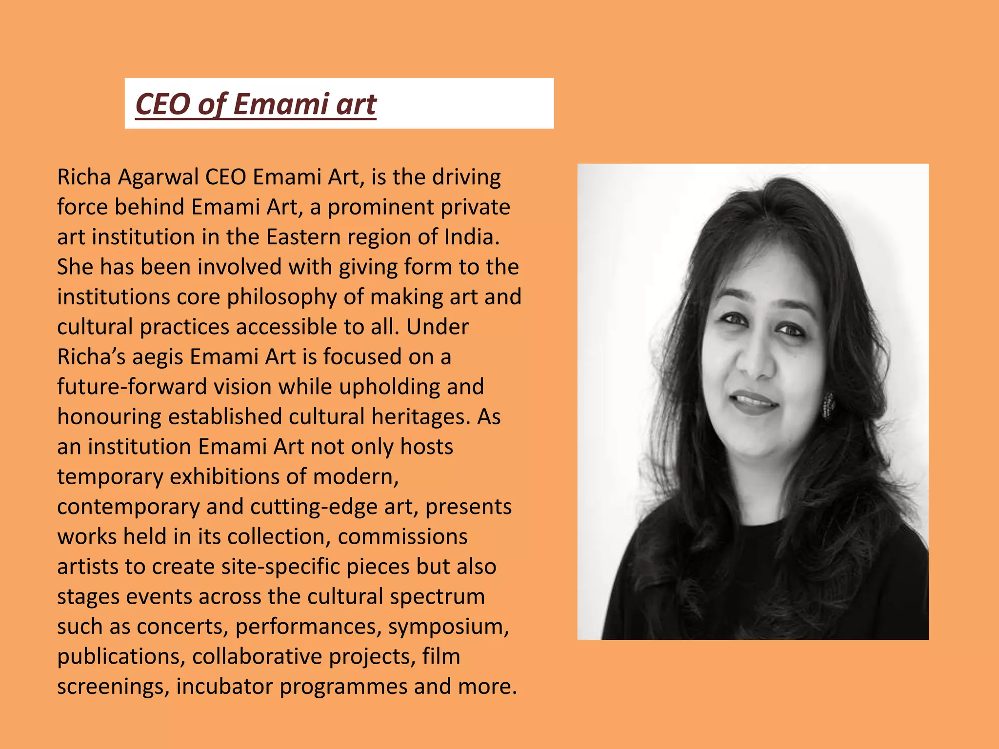 Emami Art- Art Gallery In Kolkata | PPTX