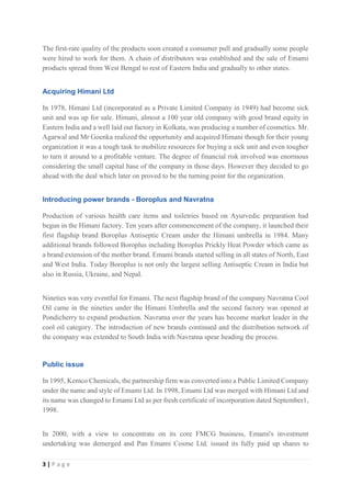 Emami Ltd. | Brand Analysis | PDF