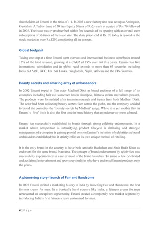 Emami Ltd. | Brand Analysis | PDF