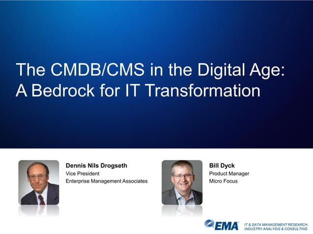 The CMDB/CMS in the Digital Age: A Bedrock for IT Transformation | PDF | Databases | Computer ...