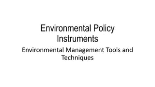 e Management tools and techniques.s.pptx | Environmental Services ...