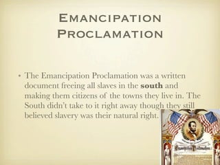 Emancipation | PPT