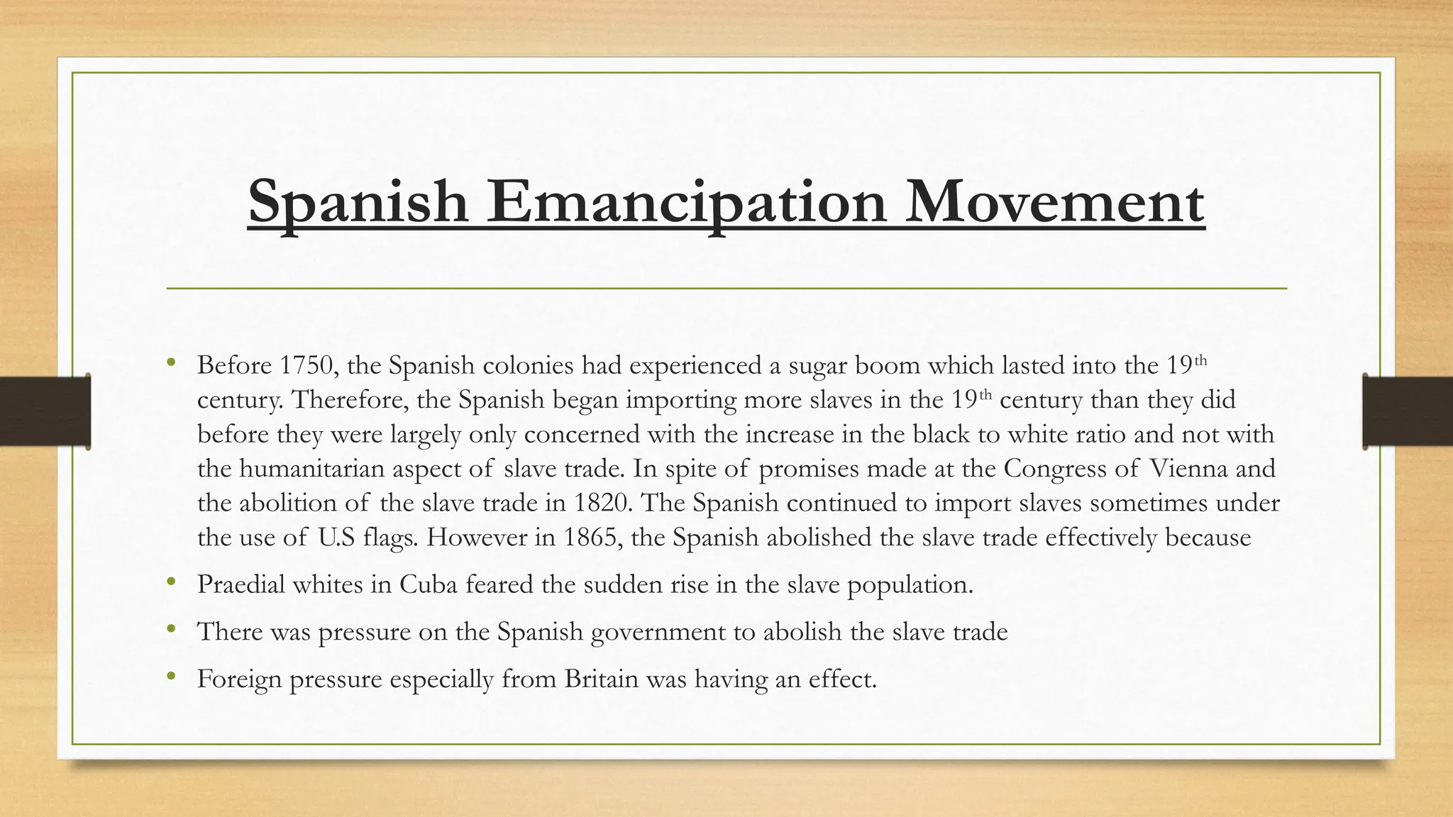 EMANCIPATION AND AMELIORATION IN THE CARIBBEAN | PPTX