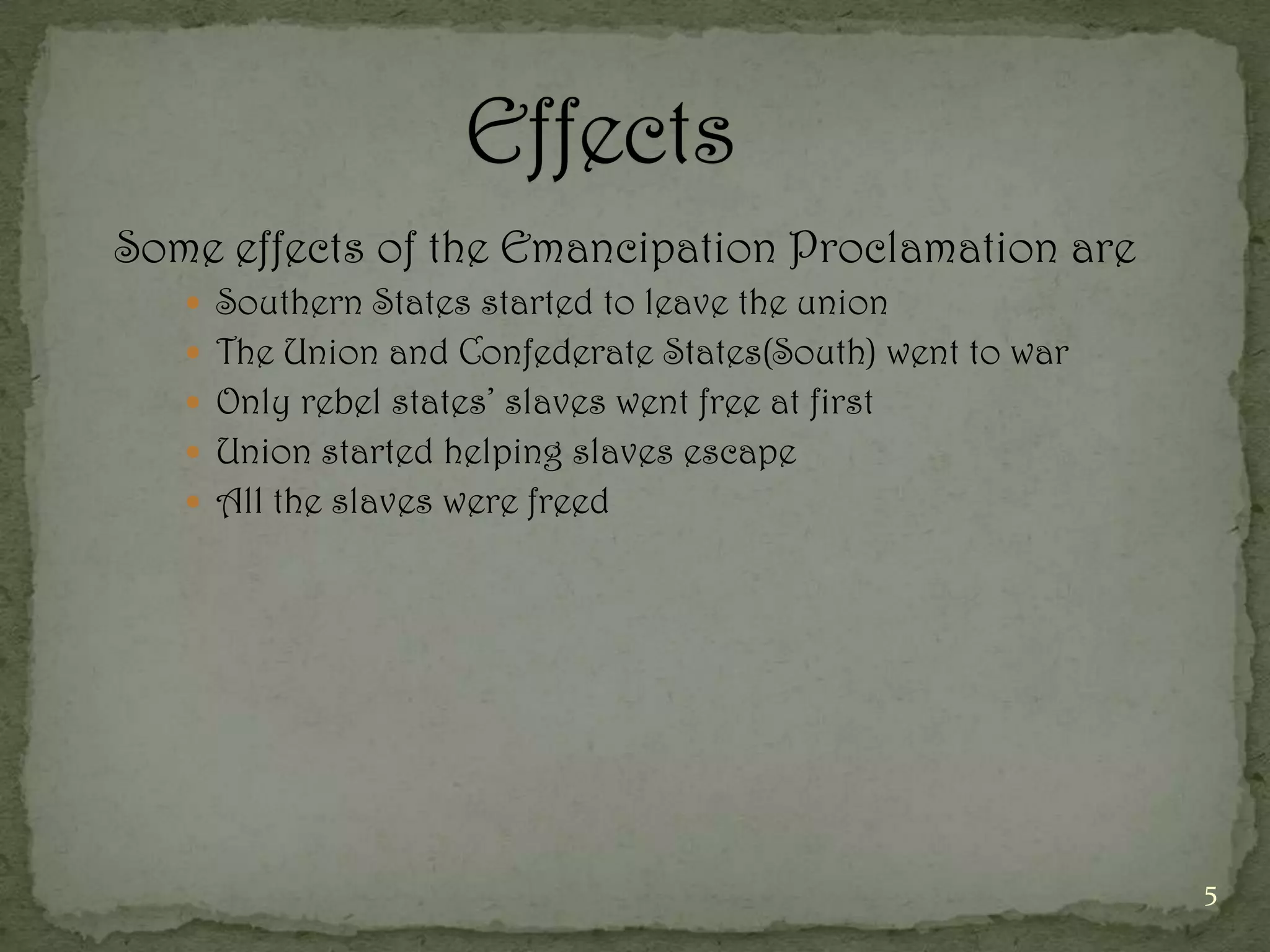 Emancipation Proclamation | PPTX