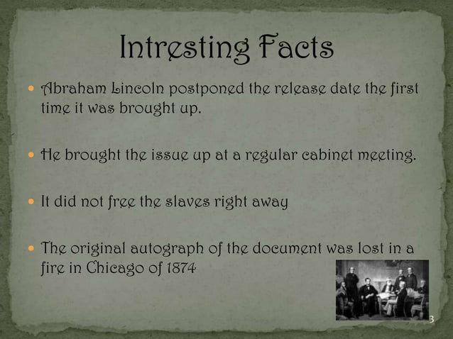 Emancipation Proclamation | PPT