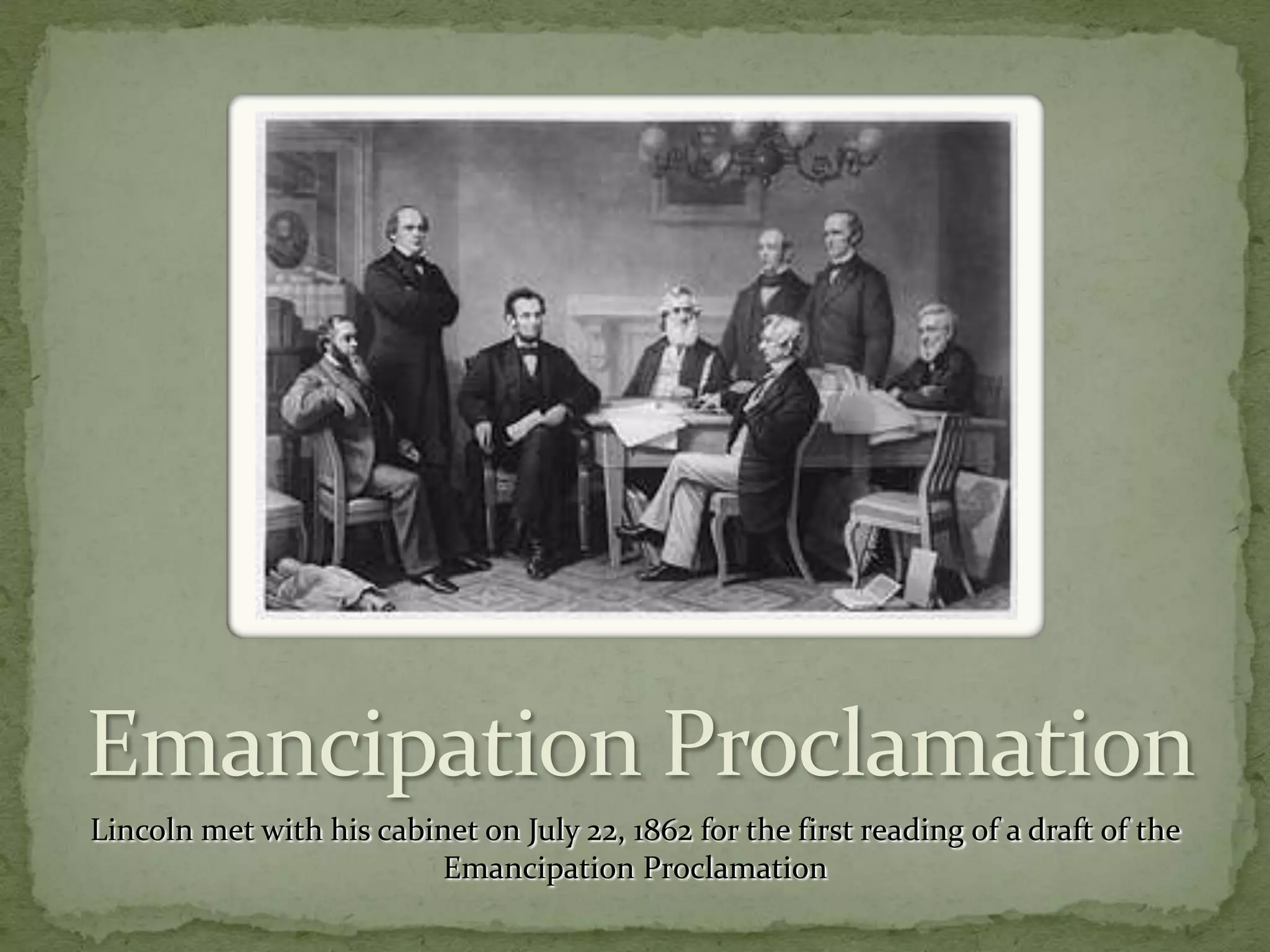 Emancipation Proclamation to Total War | PPT