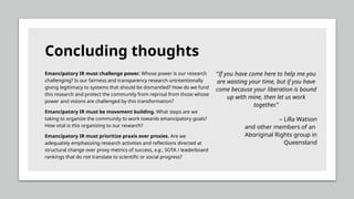 Emancipatory Information Retrieval (Invited Talk at UCC) | PPTX