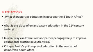 Emancipatory education[6012] (4) | PPTX