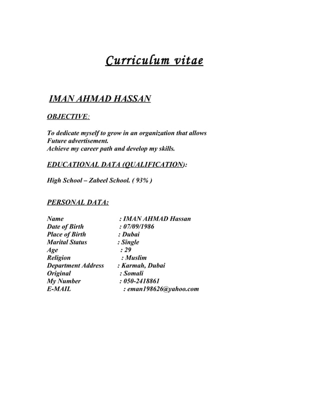 Eman cv4 (6) final update | PDF