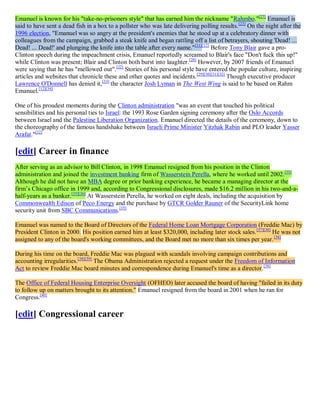 Emanuel rahm (wiki info) | PDF