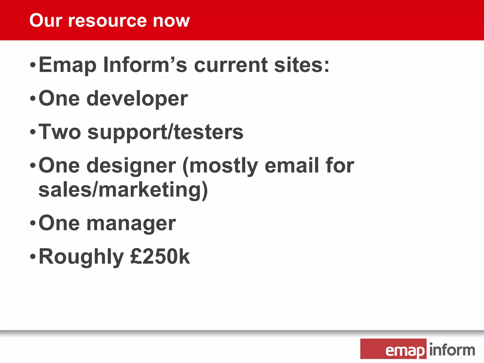 Lessons learned: reduce your development overhead and increase commercial inventory | PPT
