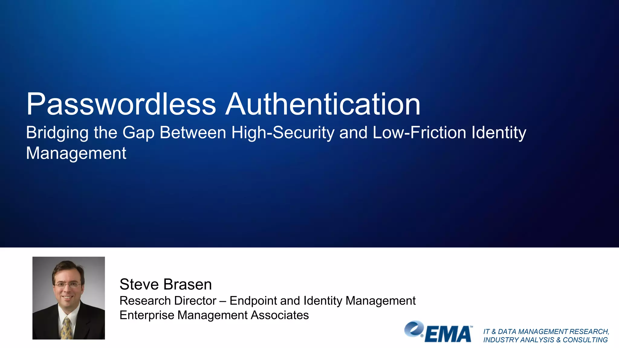 Passwordless Authentication Pdf