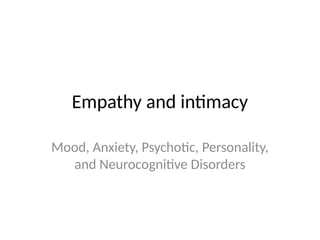 emapathy and intimacy explained as per dsm.pptx