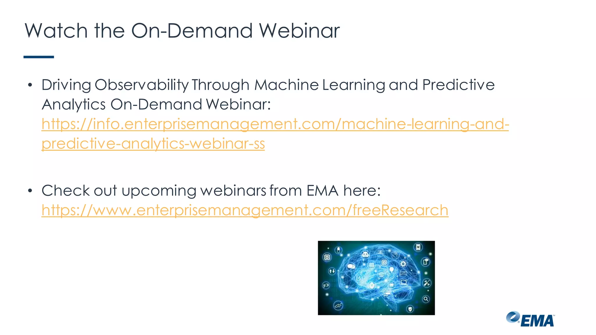 Driving Observability Through Machine Learning and Predictive Analytics ...