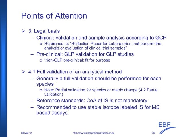 The EMA Bioanalytical Method Validation Guideline: process, history ...