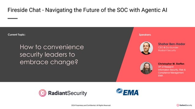 Navigating the Future of Security Operations Centers (SOC) with Agentic AI | PDF