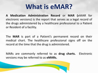 eMAR Explained | PPT