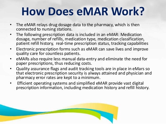 eMAR Explained