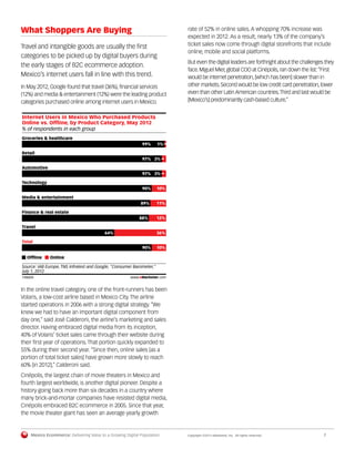 eMarketer Mexico eCommerce January 2013 | PDF | Internet | Computing