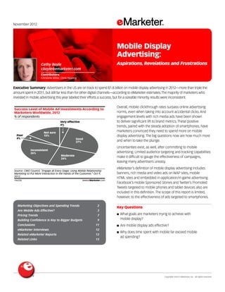 E marketer mobile_display_advertising-aspirations_revelations_and_frustrations | PDF