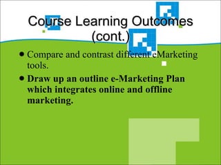 eMarketing traing's first class (sample) | PPT