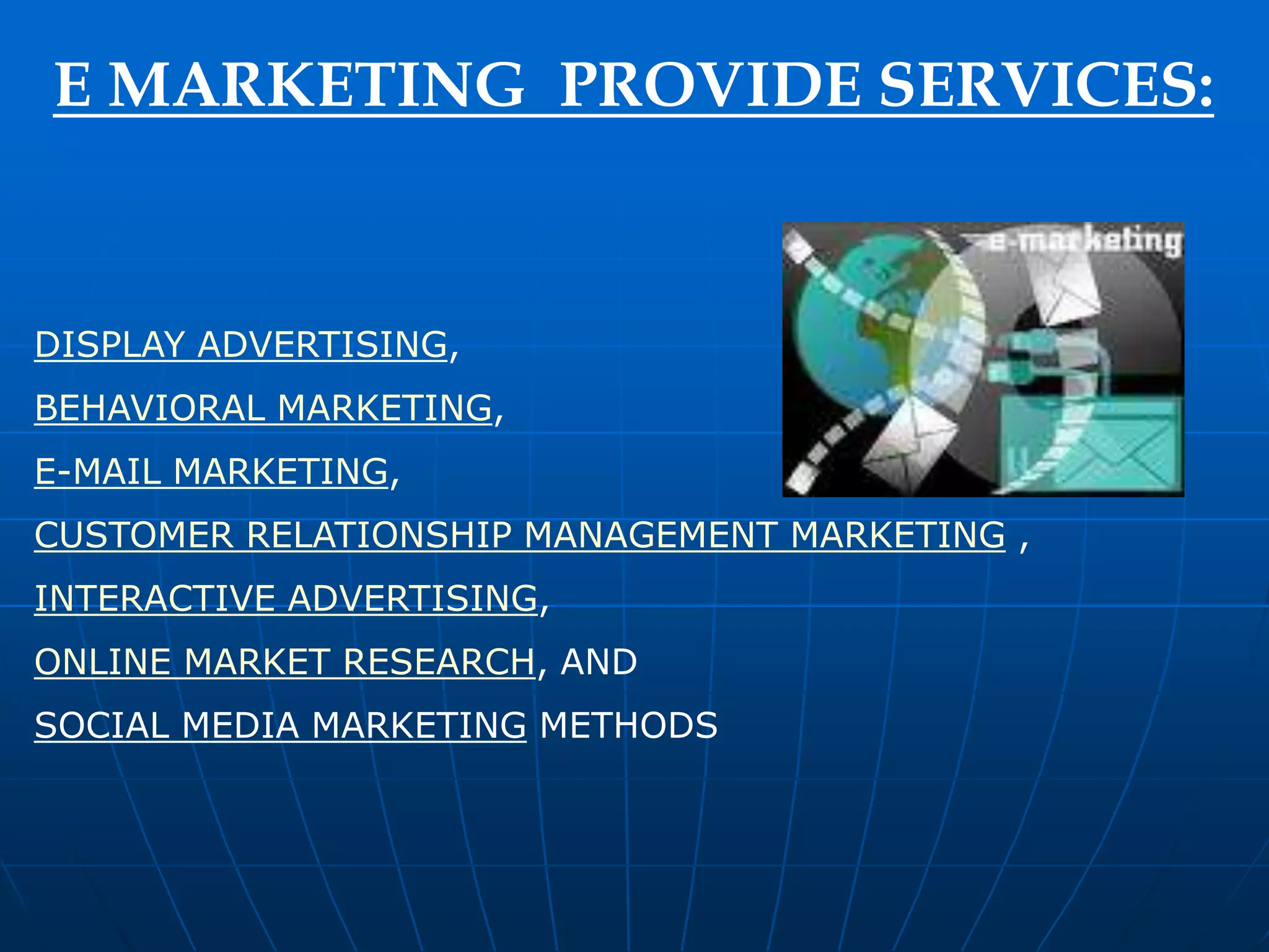 E marketing ppt | PPT