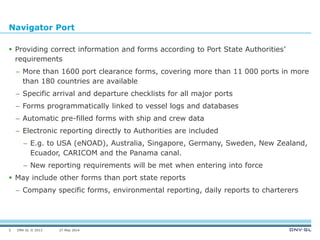 Vessel Operations Cooperative Solutions by Erik Vvanem | PPT