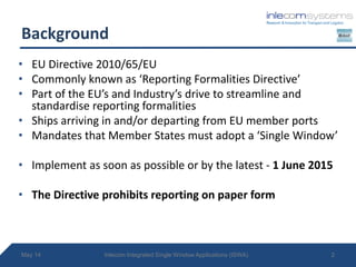 Maritime Single Windows: what’s in for the Shipping industry? by Simon ...