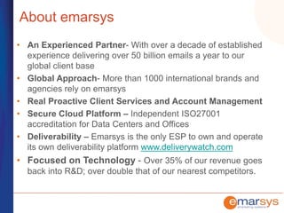 Emarsys we transfer presentation | PPTX