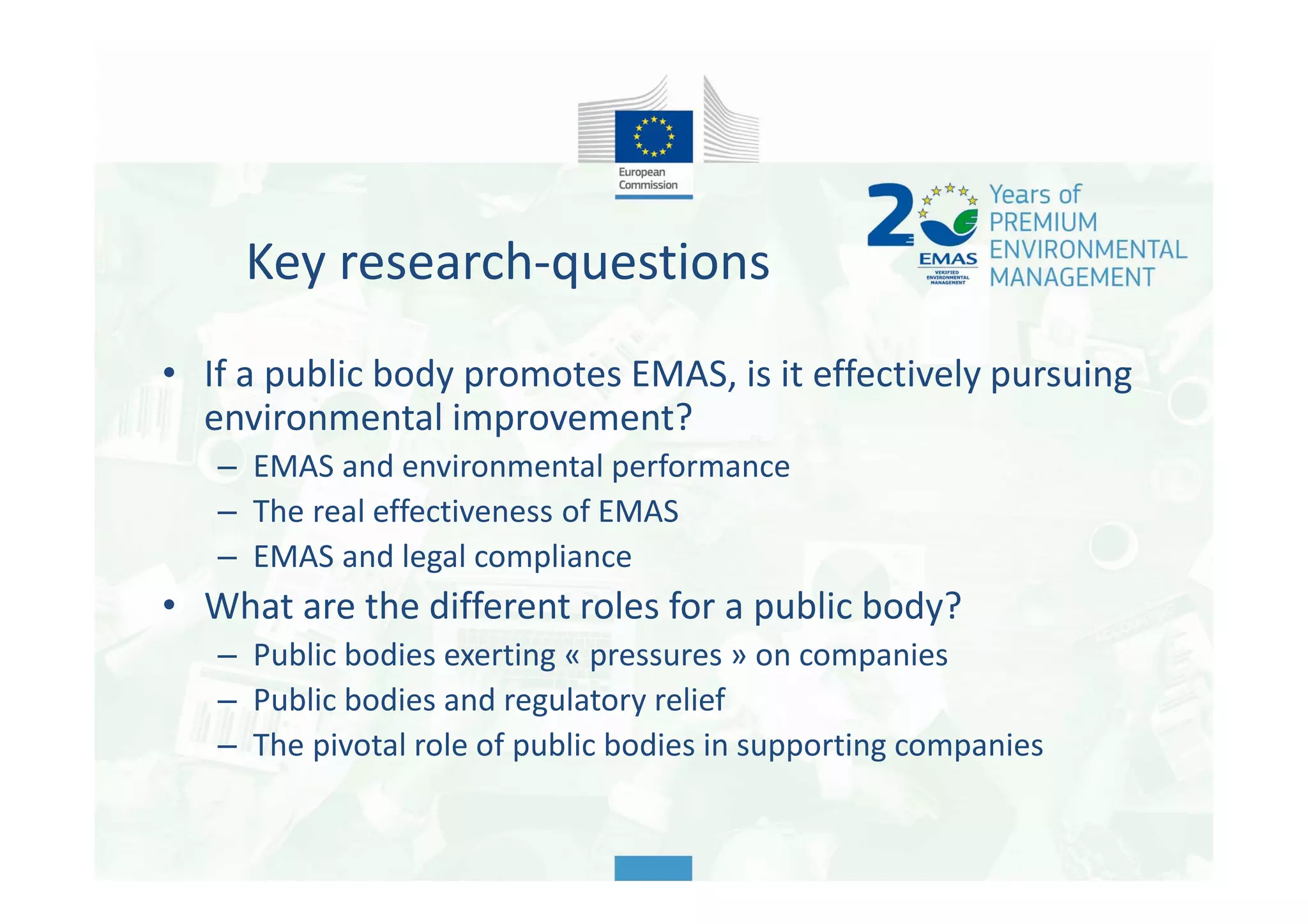 20 years of EMAS (the Eco Management and Audit Scheme) | PDF