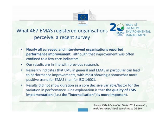 20 years of EMAS (the Eco Management and Audit Scheme) | PDF ...