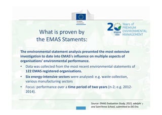 20 years of EMAS (the Eco Management and Audit Scheme) | PDF