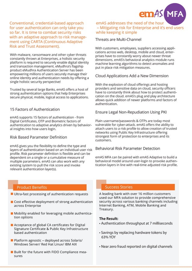 eMAS Multifactor Authentication | PDF | Operating Systems | Computer Software and Applications