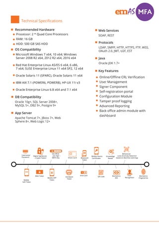 eMAS Multifactor Authentication | PDF | Operating Systems | Computer ...