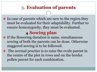 Emasculation and pollination techniques in oilseed fibres and plantation crops | PDF
