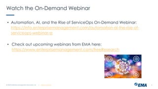 Automation, AI, and the Rise of ServiceOps | PDF