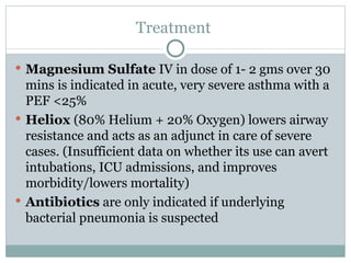 ED Management of Asthma | PPT