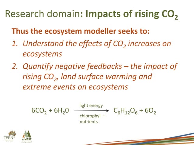 TERN eMAST : Observations and terrestrial ecosystem models ...