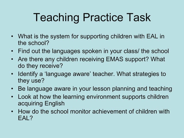 Supporting Children with EAL | PDF
