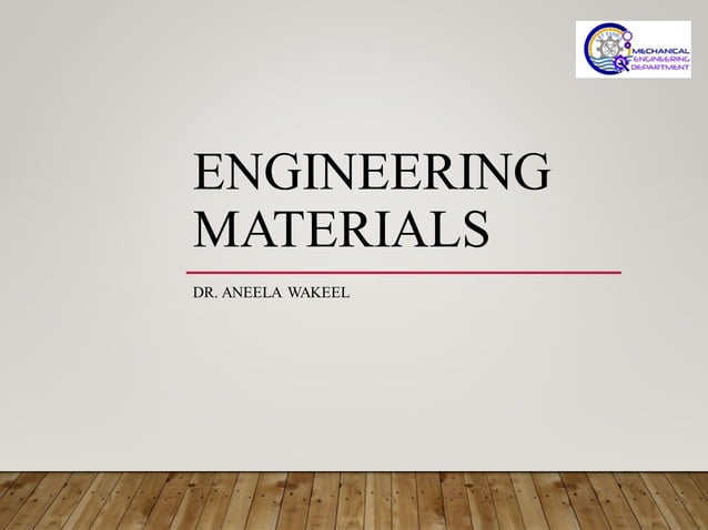 Engineering materials | PPT