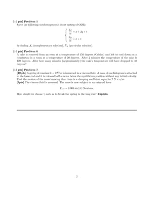 Emat 213 final fall 2005 | PDF