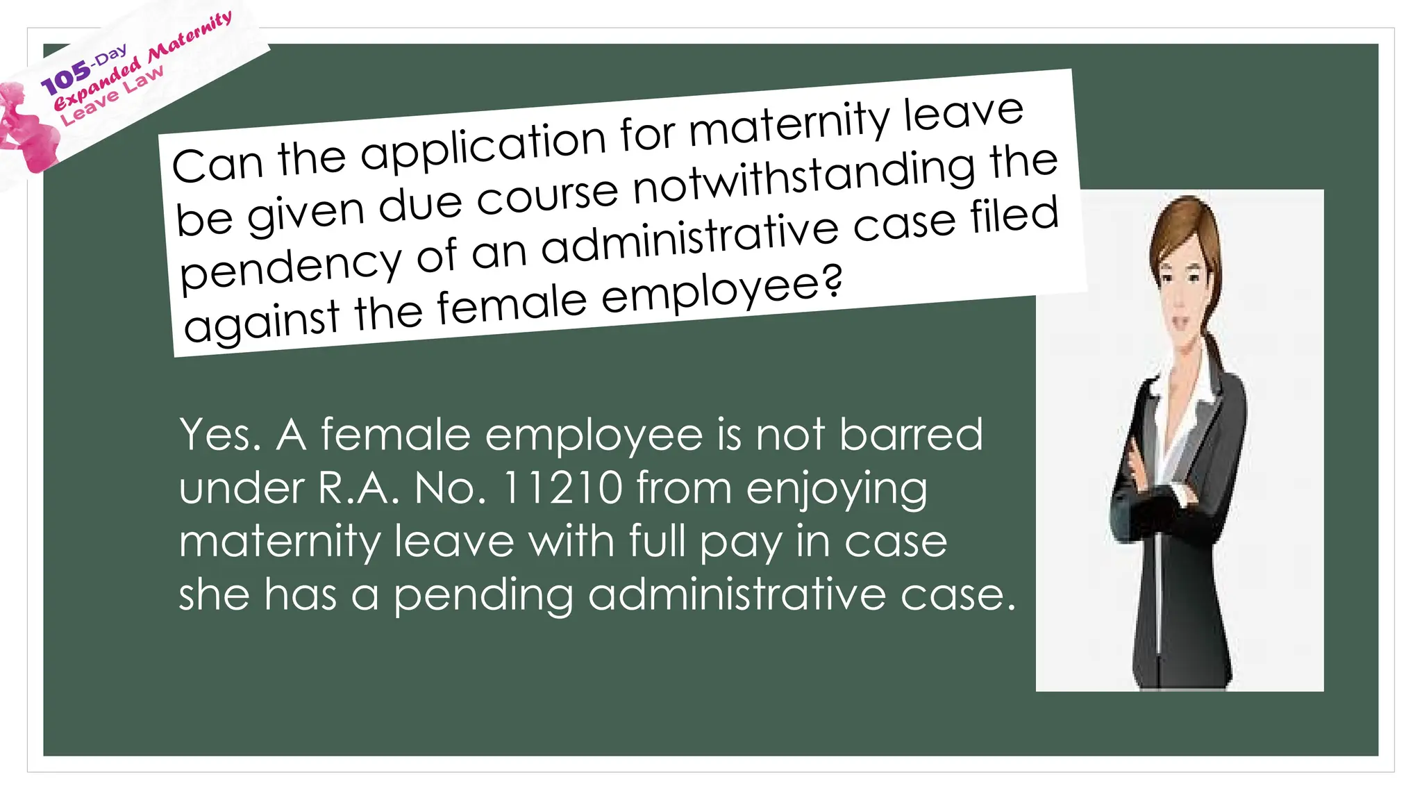 105-day Expanded Maternity Leave Under Republic Act 11201 | PPTX