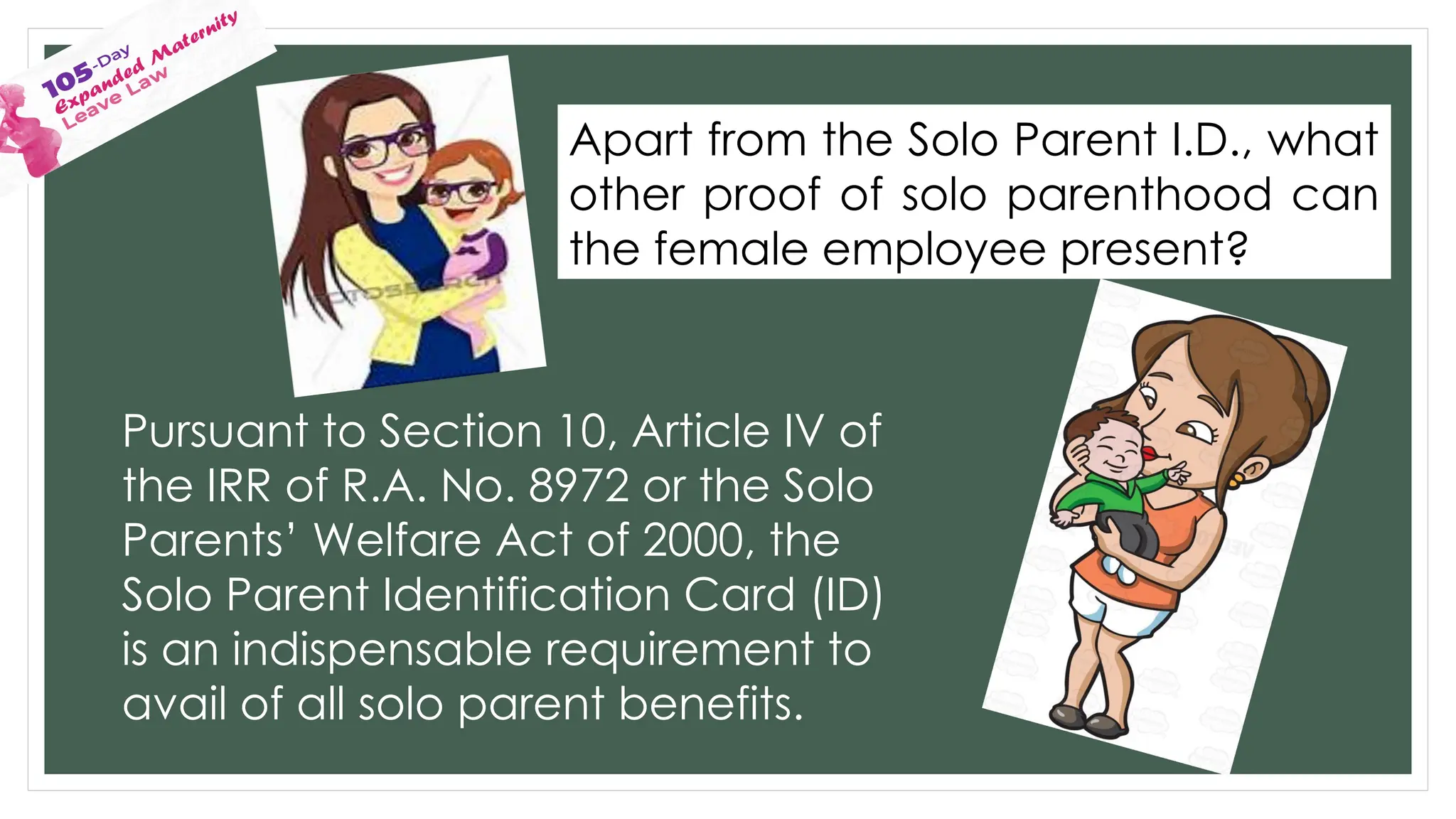 105-day Expanded Maternity Leave Under Republic Act 11201 | PPTX