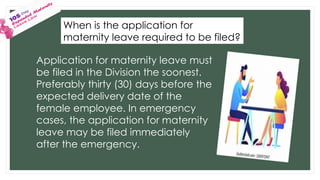 105-day Expanded Maternity Leave Under Republic Act 11201 | PPTX