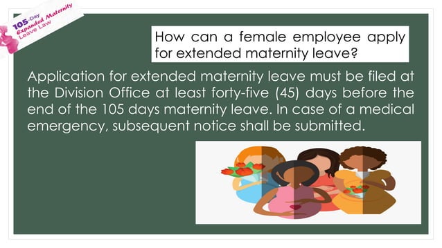 105-day Expanded Maternity Leave Under Republic Act 11201 | PPTX