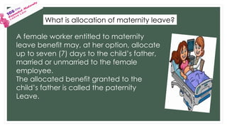 105-day Expanded Maternity Leave Under Republic Act 11201 | PPTX