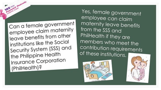 105-day Expanded Maternity Leave Under Republic Act 11201 | PPTX