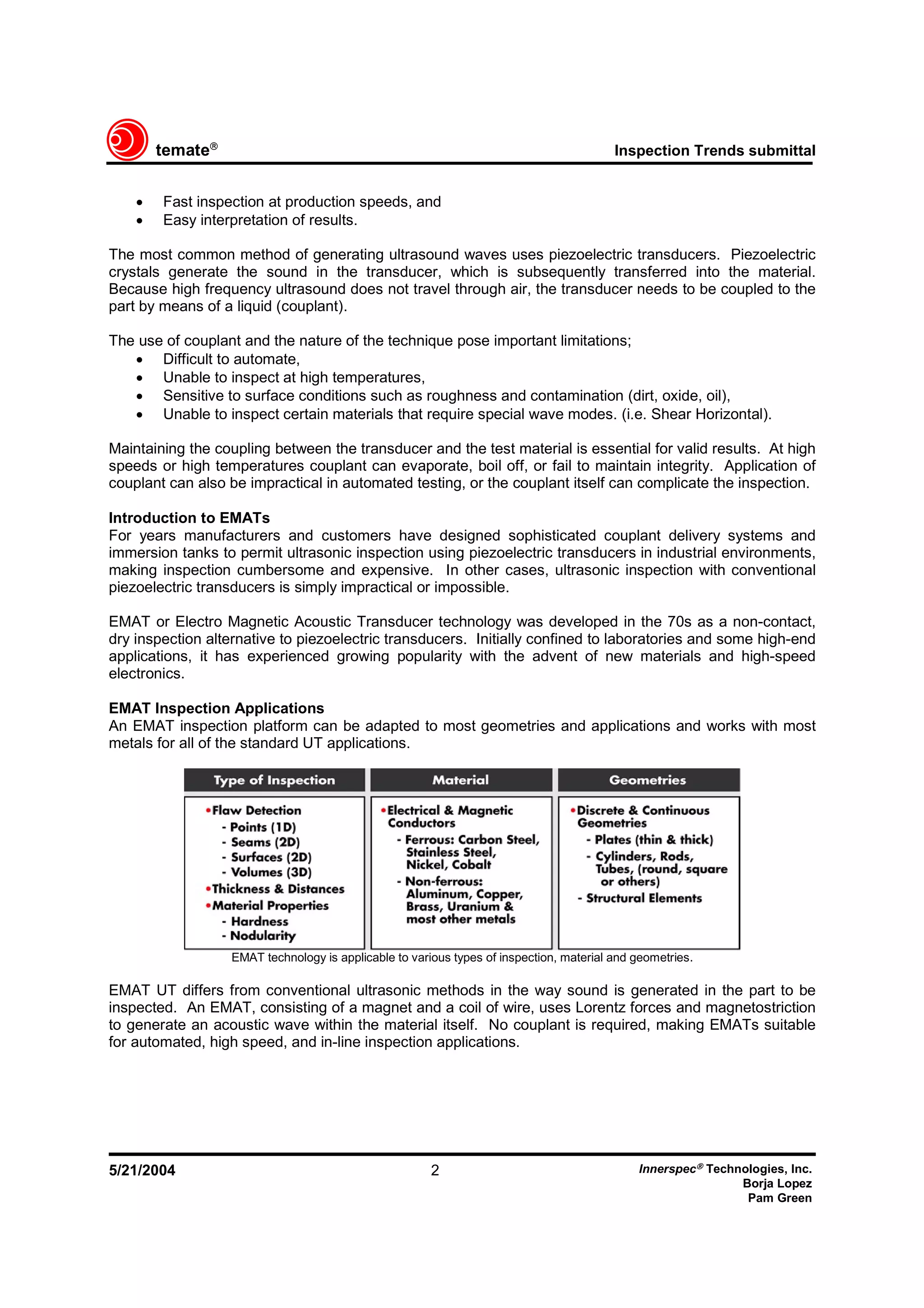 EMATs for weld inspection | PDF