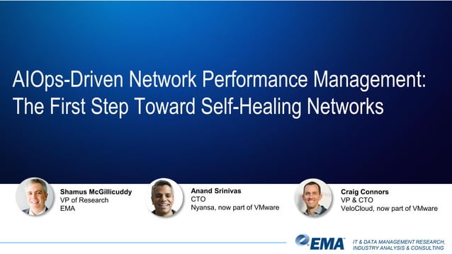 AIOps-Driven Network Performance Management: The First Step Toward Self-Healing Networks | PDF