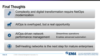 AIOps-Driven Network Performance Management: The First Step Toward Self-Healing Networks | PDF